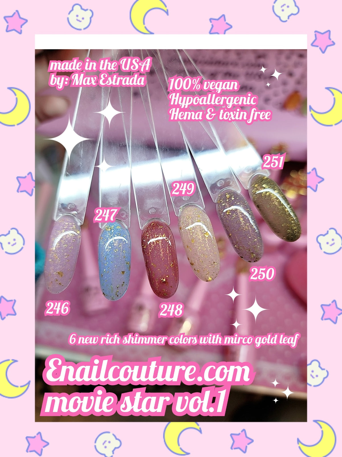 Movie Star Vol.1 Gel Polish (Fall Winter Gel Nail Polish Cozy Campfire ...