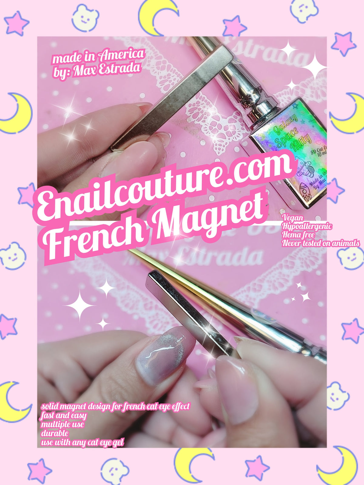 French Magnet ( Nail Art Magnet For Cat Eye Nail Designs Magnet Cat Ey ...
