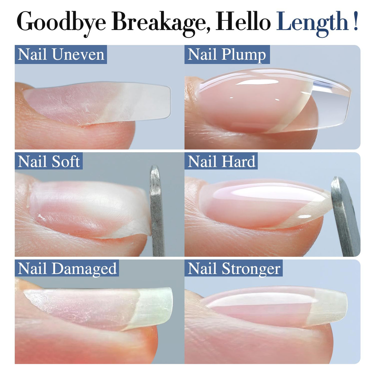 Hardy Gel !~ ( 123go nails Clear Gel Nail 15ml Nail Strengthener Build ...