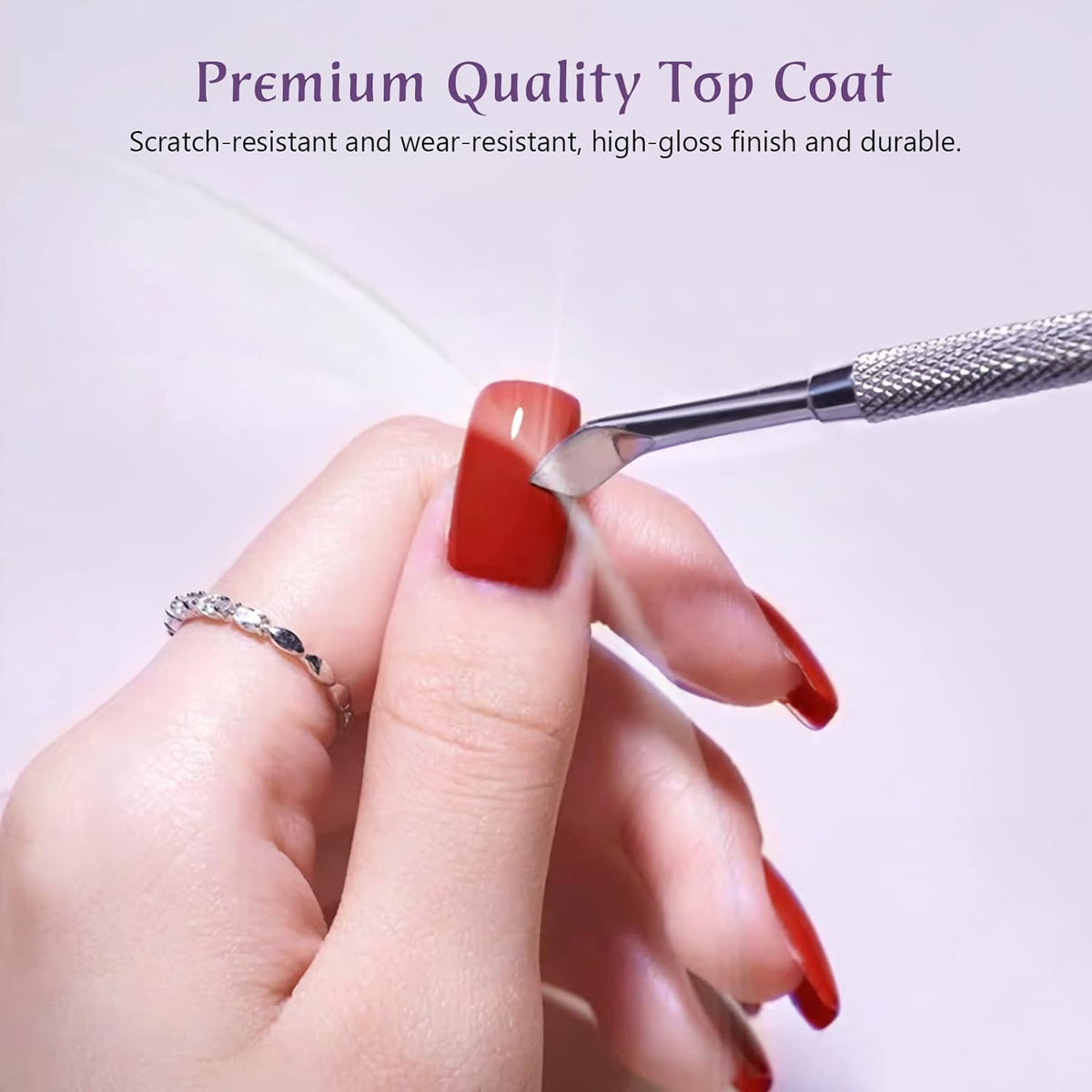 Queen Gel Hard Gel Top Coat (Gel Top Coat - 10ml No Wipe Top Gel Coat ...