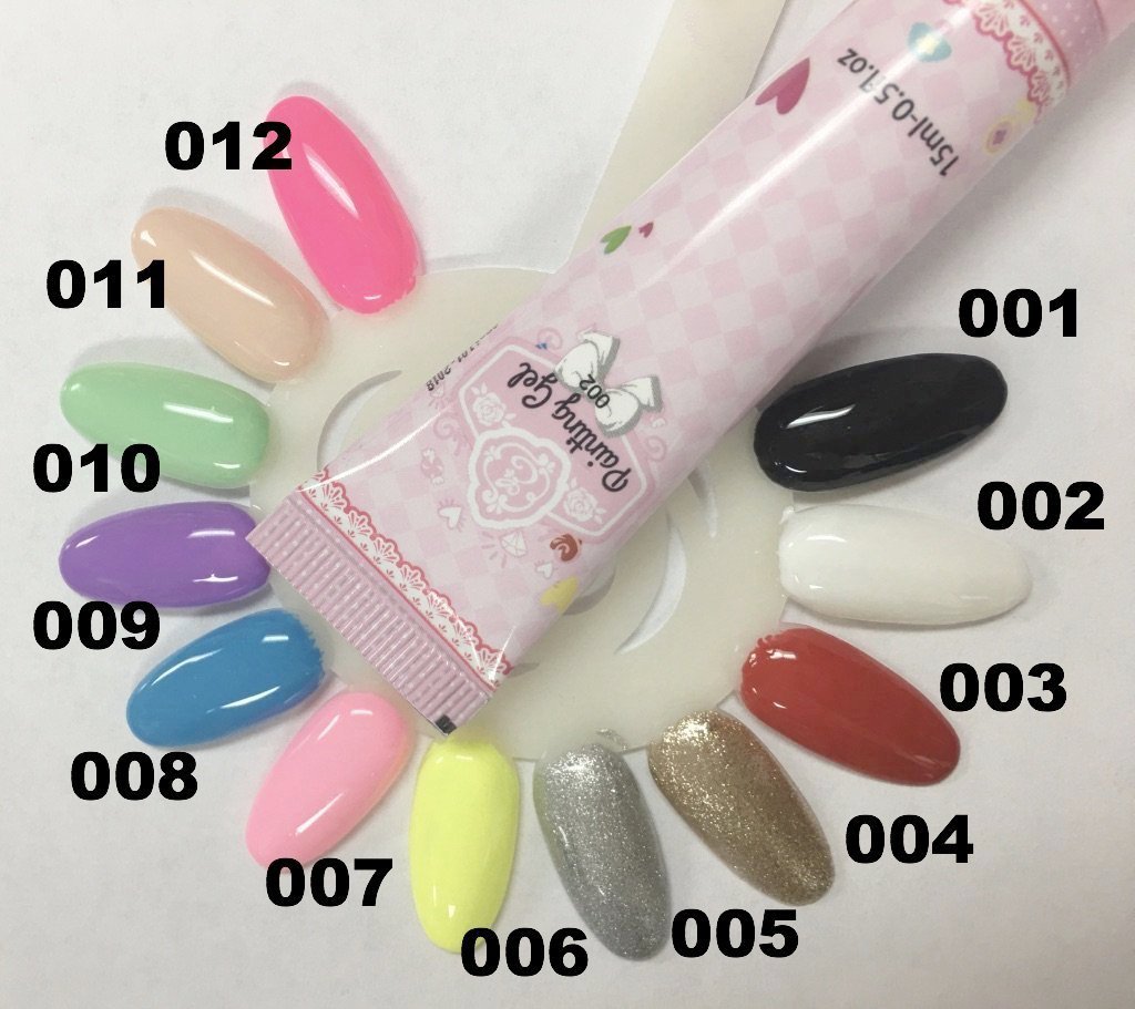 Painting Gels~! (Colors Painting Gel Nail Polish Set Soak Off Nail Art ...