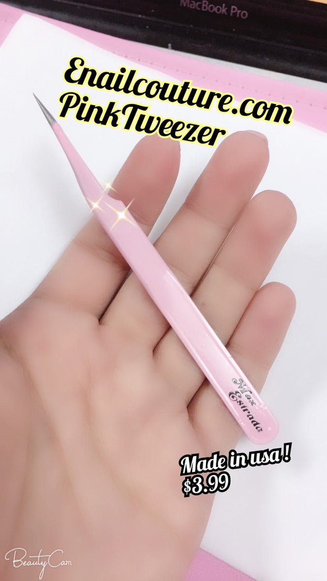 Pink Tweezer! precison tool | enailcouture