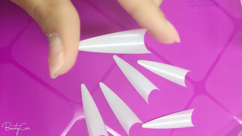 RUSSIAN Stiletto nail tips~! (long nail tips for stiletto, easy coffin ...