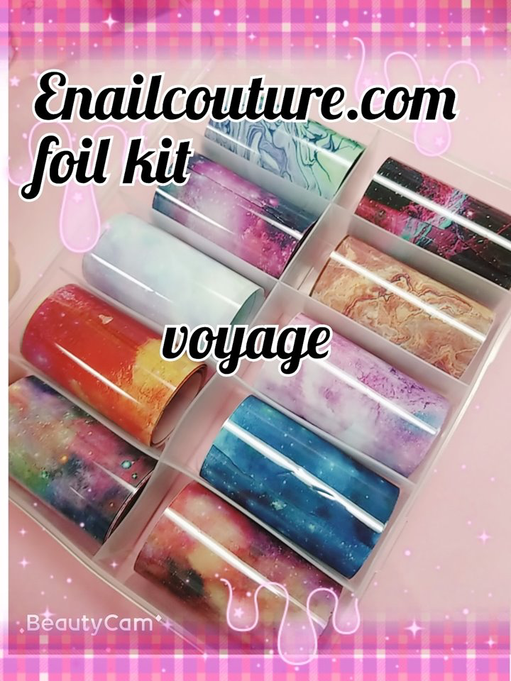 Foil Kit !~ (Sheets Nail Art Foil Transfer Stickers Kit Laser Flower N ...