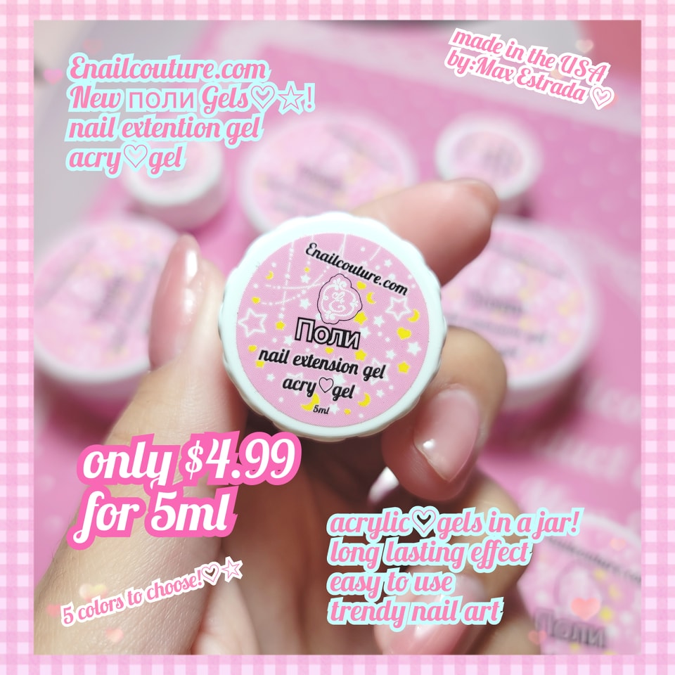 поли Acry Gel/Nail Extension Gel acrygel ( Poly Extension Gel Nail Cle ...