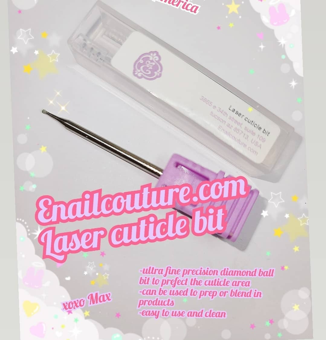 Laser cuticle bit !~ (Cuticle Clean Carbide Nail Drill Bit Diamond Rot ...