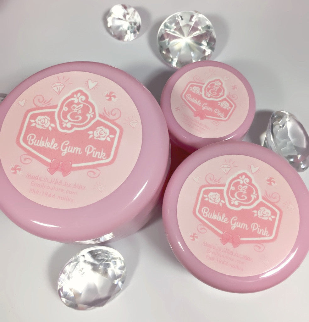 Bubble Gum~! Bright Pink Powder Concentrate ((Professional Acrylic Nai ...